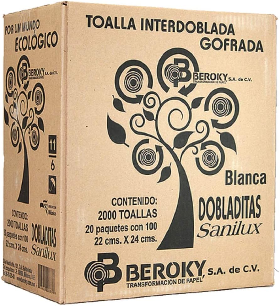 Tork 702589 Toalla interdoblada, Caja con 10 fajillas de 200 hojas ...