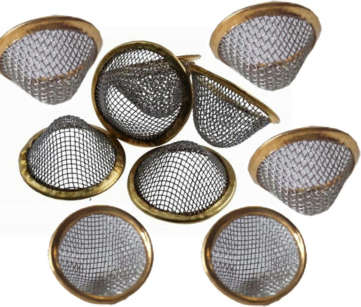 Fenny's Creations 15mm Conical Bowl Metal Pipe Filter Screen Gauze (20 ...