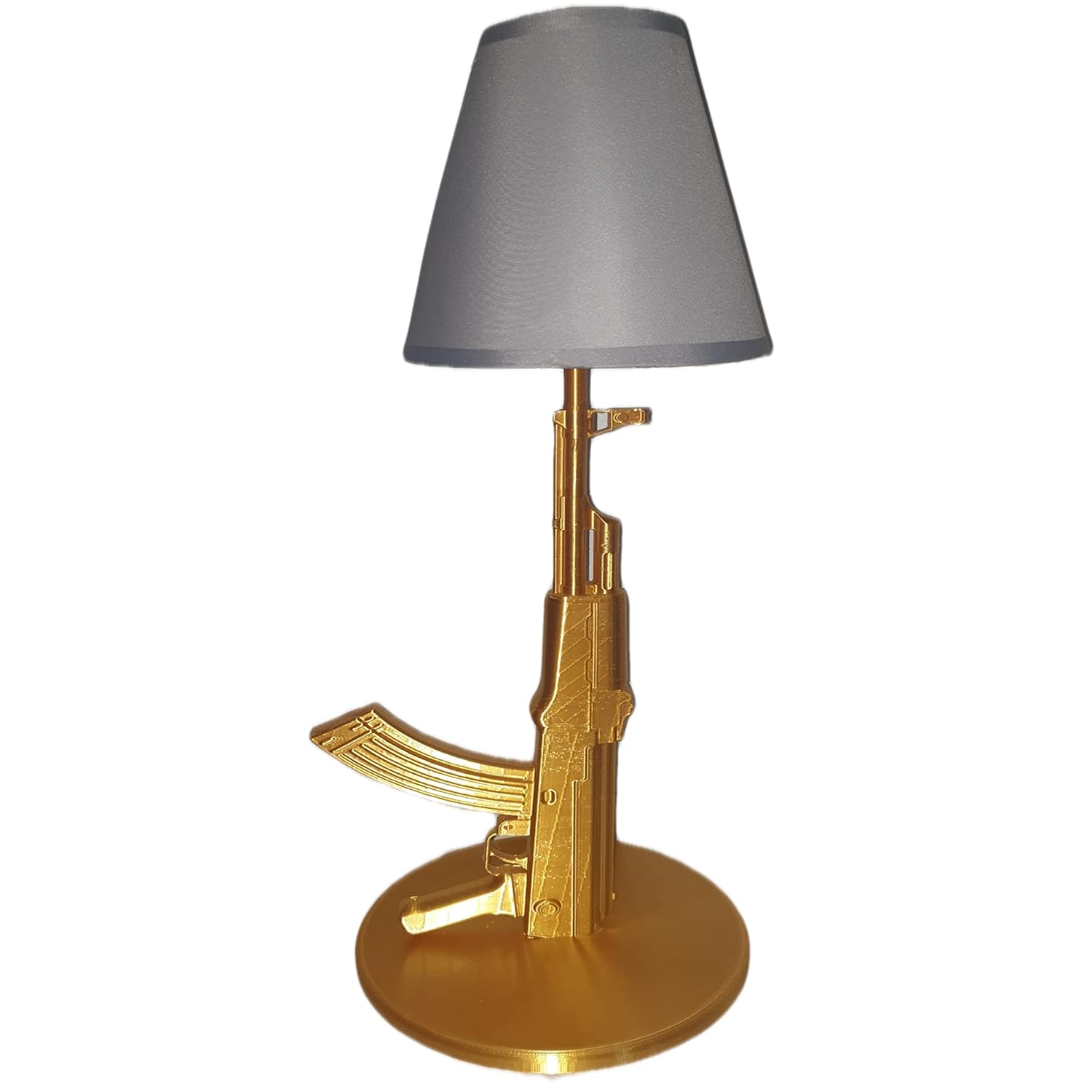 lampada fucile AK 47 di desig color oro : Amazon.it: Illuminazione