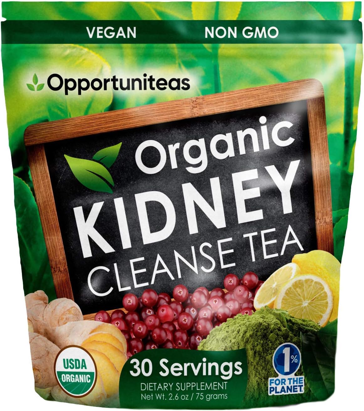 Amazon.com : Opportuniteas Organic Kidney Cleanse Detox & Repair Tea ...