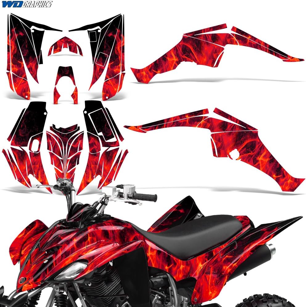 Amazon.com: AMR Racing ATV Graphics kit Sticker Decal Compatible with ...