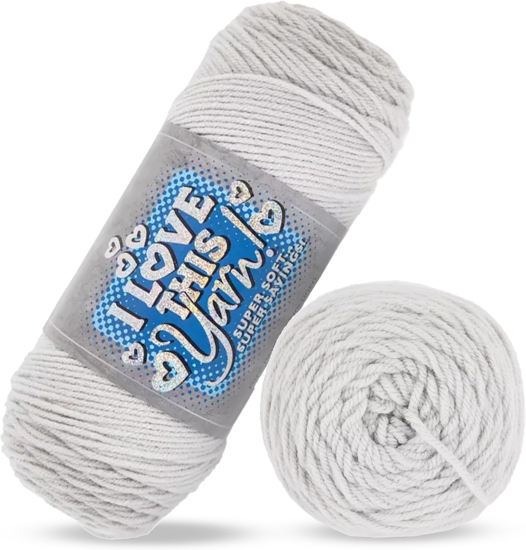 Amazon.com: I Love This Yarn 4 - Medium Yarn for Crocheting & Knitting ...