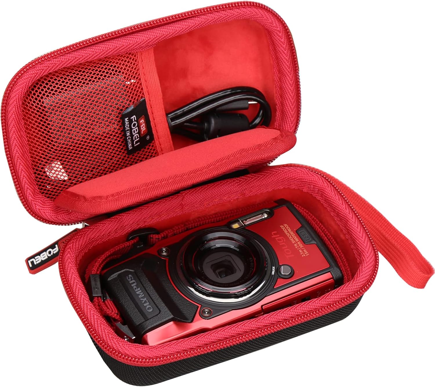 FBLFOBELI EVA Hard Carrying Case Compatible with OM System Tough TG-7 ...