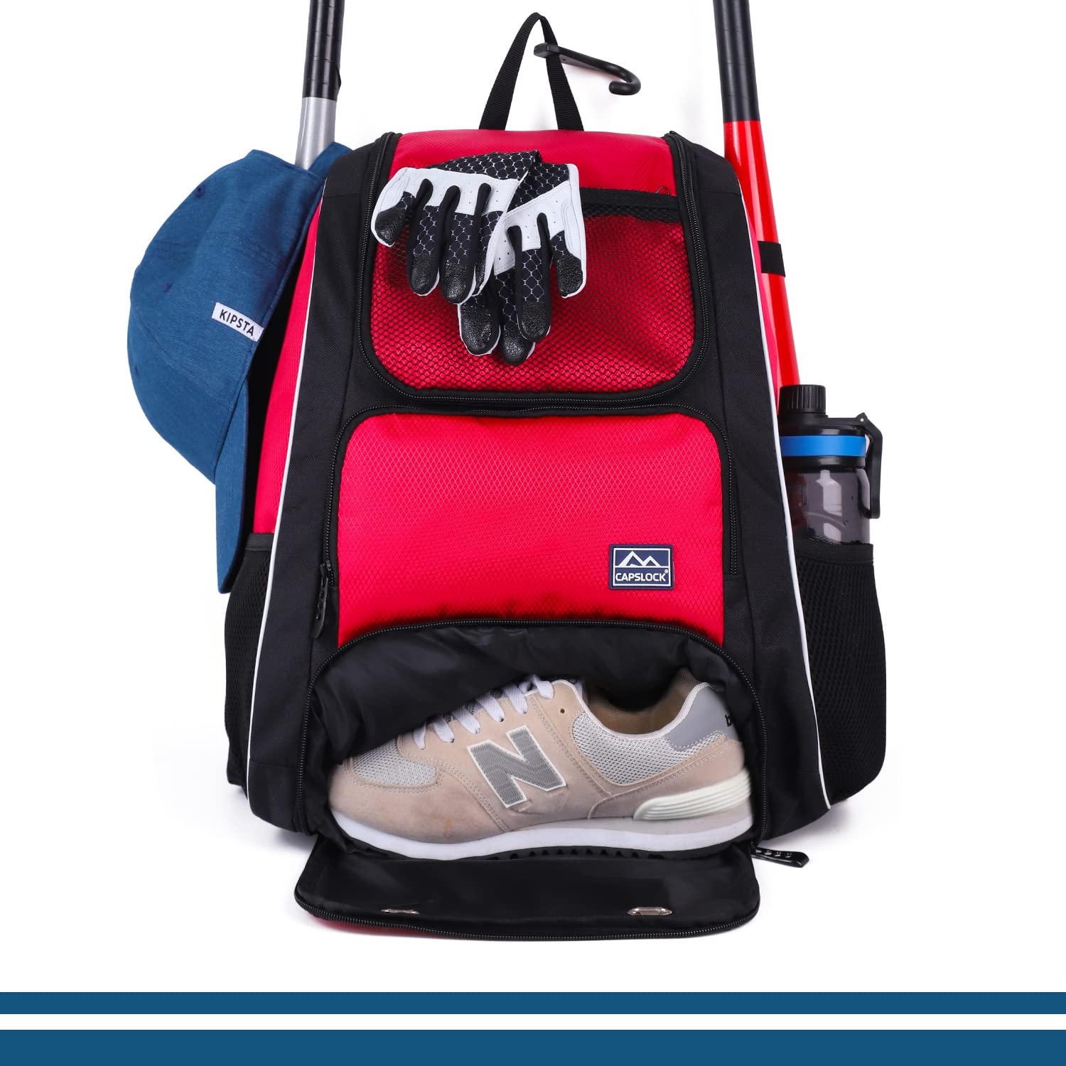 Baseball Bat Bag Backpack,T-Ball & Softball Bat Bag with Shoes ...