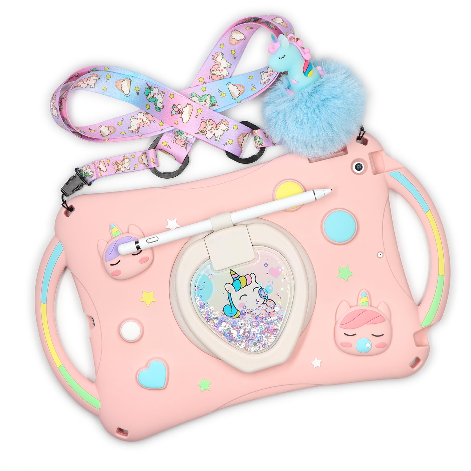 Amazon.com: [Super Cute Bubble Blowing Unicorn Case] Compatible with ...