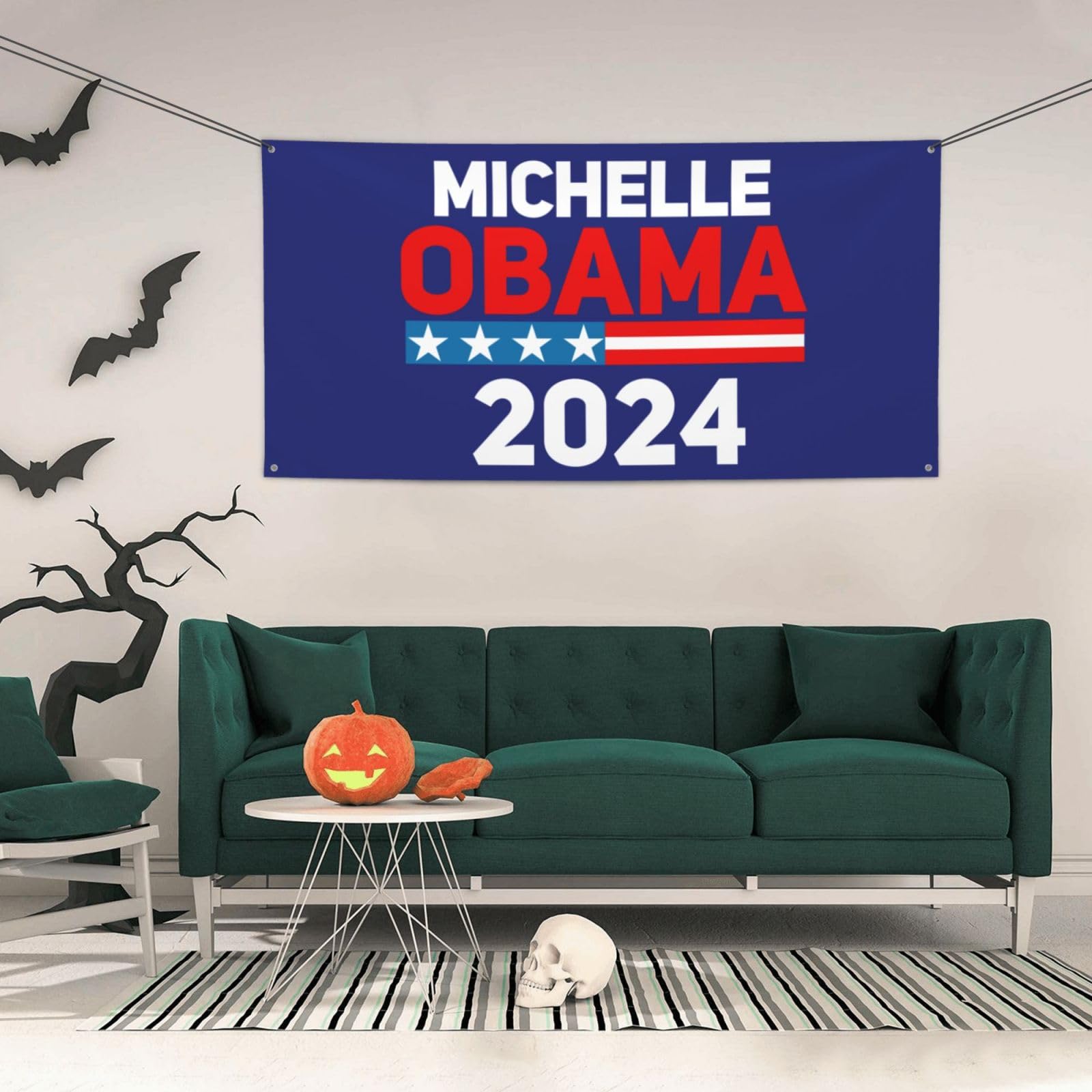 Panneau De Michelle Obama Be Empowered Michelle Obama Faux Leather