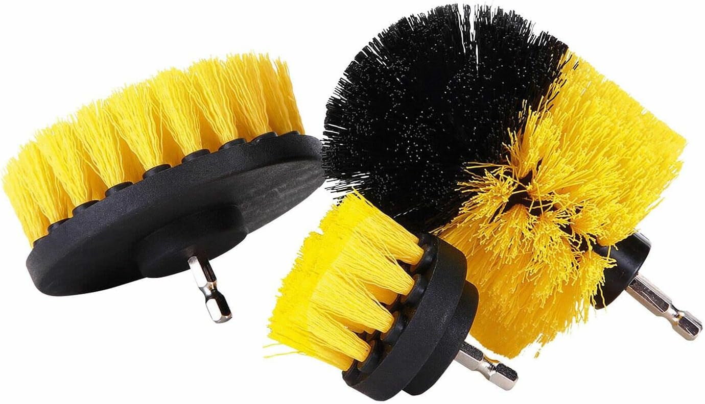 3PC Cleaning Drill Brush Cleaner Tool Electric Power Scrubber，Drill ...