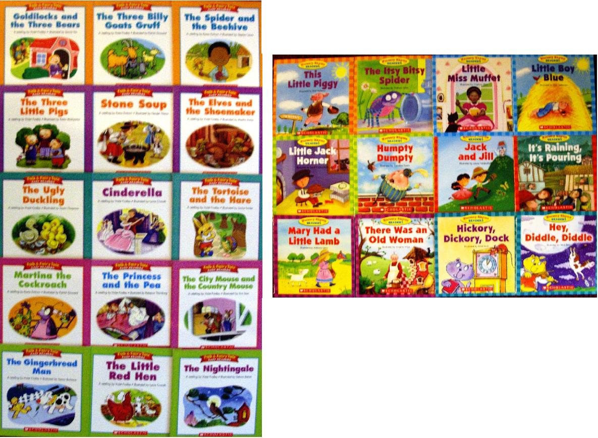 27 Easy Leveled Guided Reading Folk and Fairy Tale Readers and Nursery ...