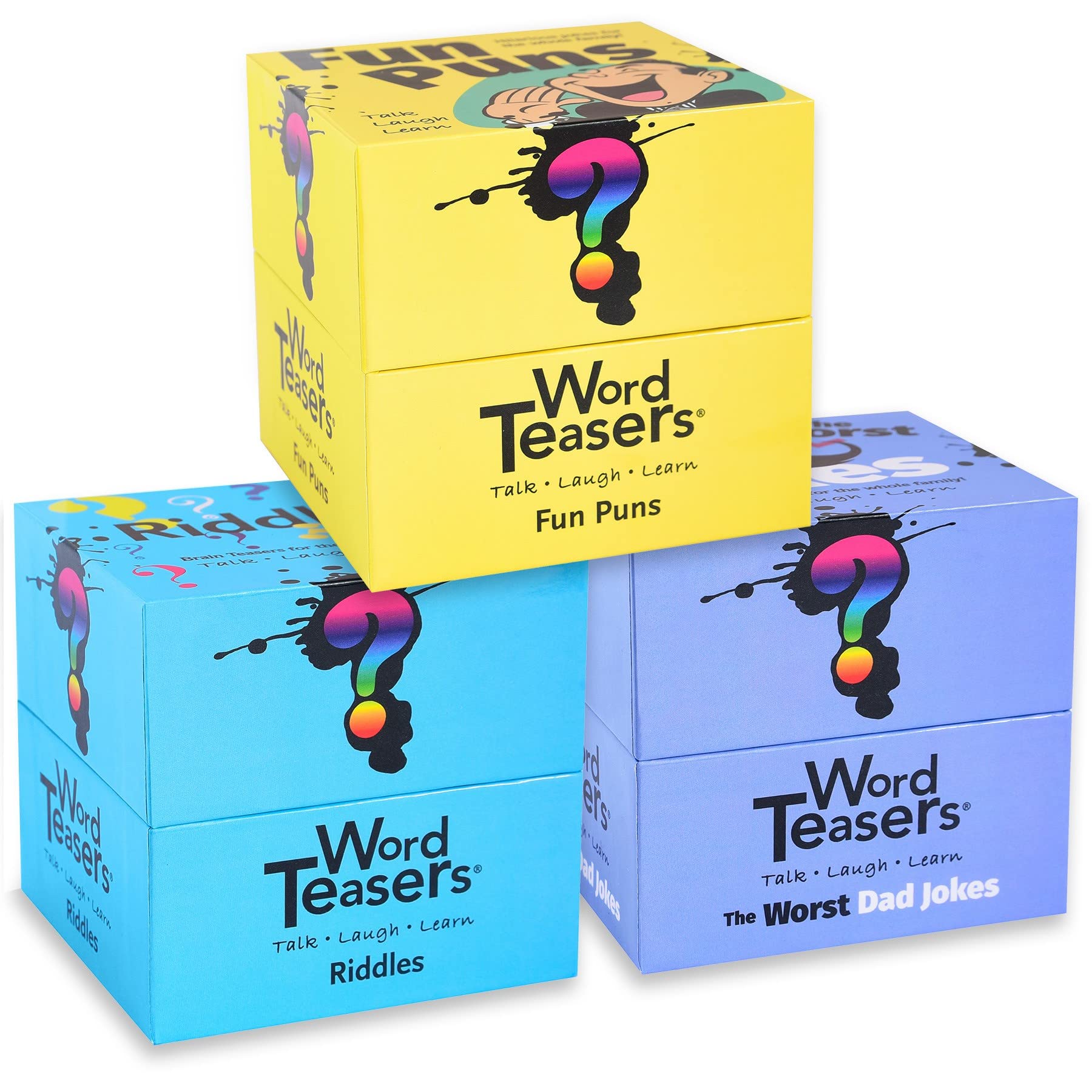 Buy Jokes & Riddles Bundle - Riddles, Fun Puns & Worst Dad Jokes 3 Pack ...