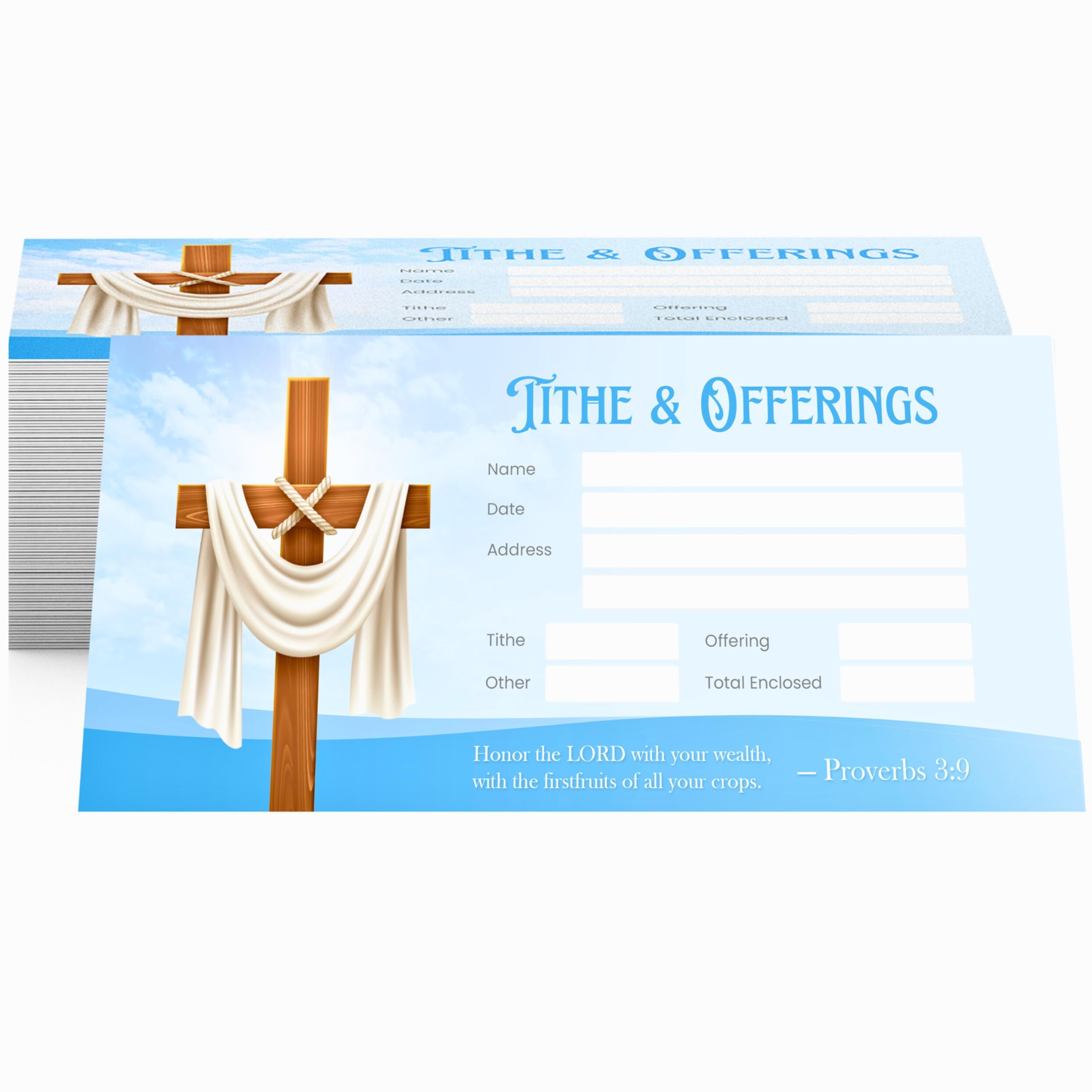 Amazon.com : Generic 200 Pieces Tithes and Offering Envelopes for ...
