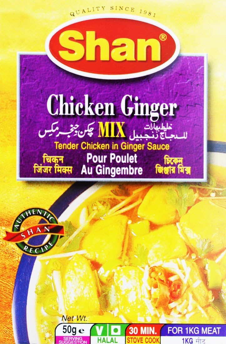 Shan Ginger Chicken Mix 50g : Amazon.co.uk: Grocery