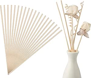 20 Pcs 30CM Reed Diffuser Sticks, 4 mm Thick ECO-friendly Natural Wood ...
