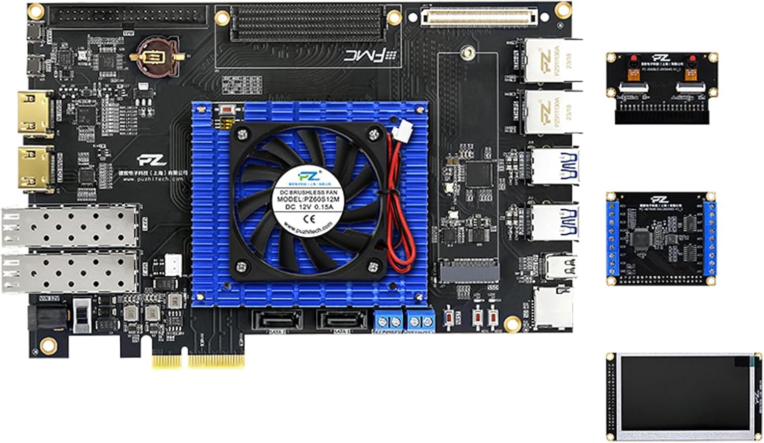 Fpga Board PZ-ZU7EV-KFB Evaluation Kit ZYNQ UltraScale FPGA Development ...