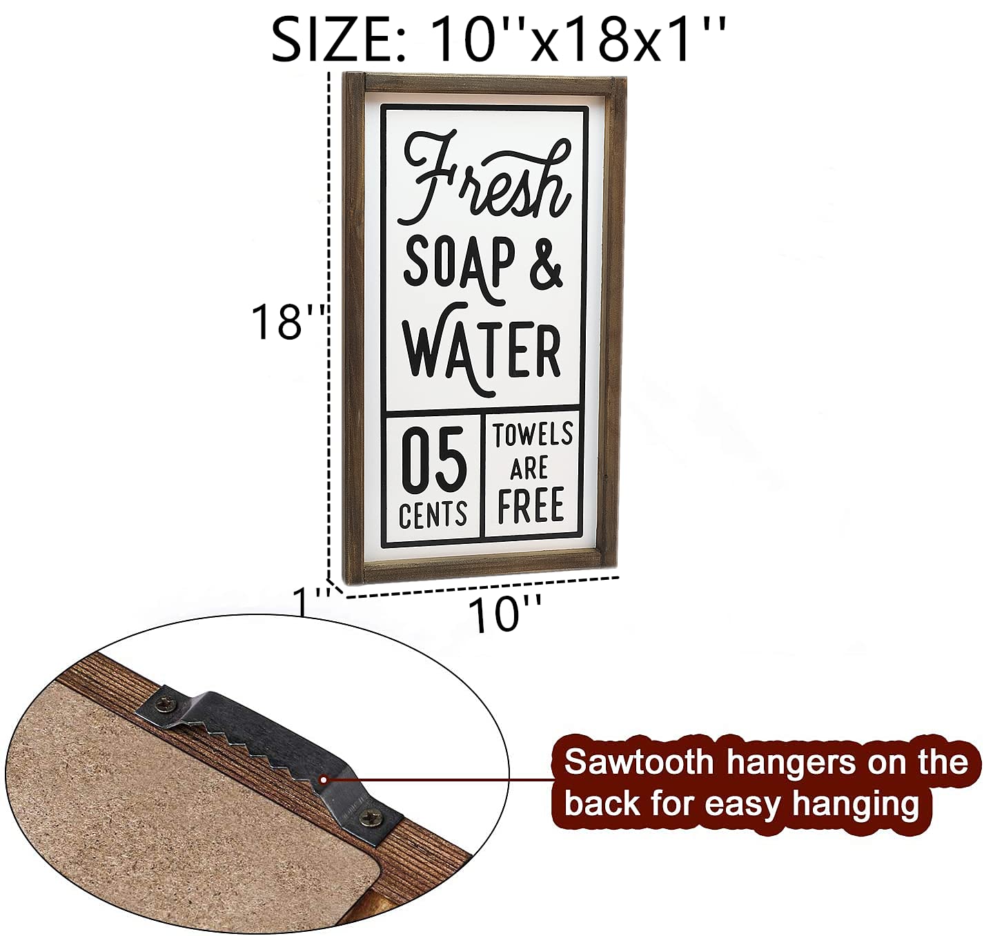 Lavender Inspired Fresh Soap and Water Sign-Farmhouse Bathroom Wall ...