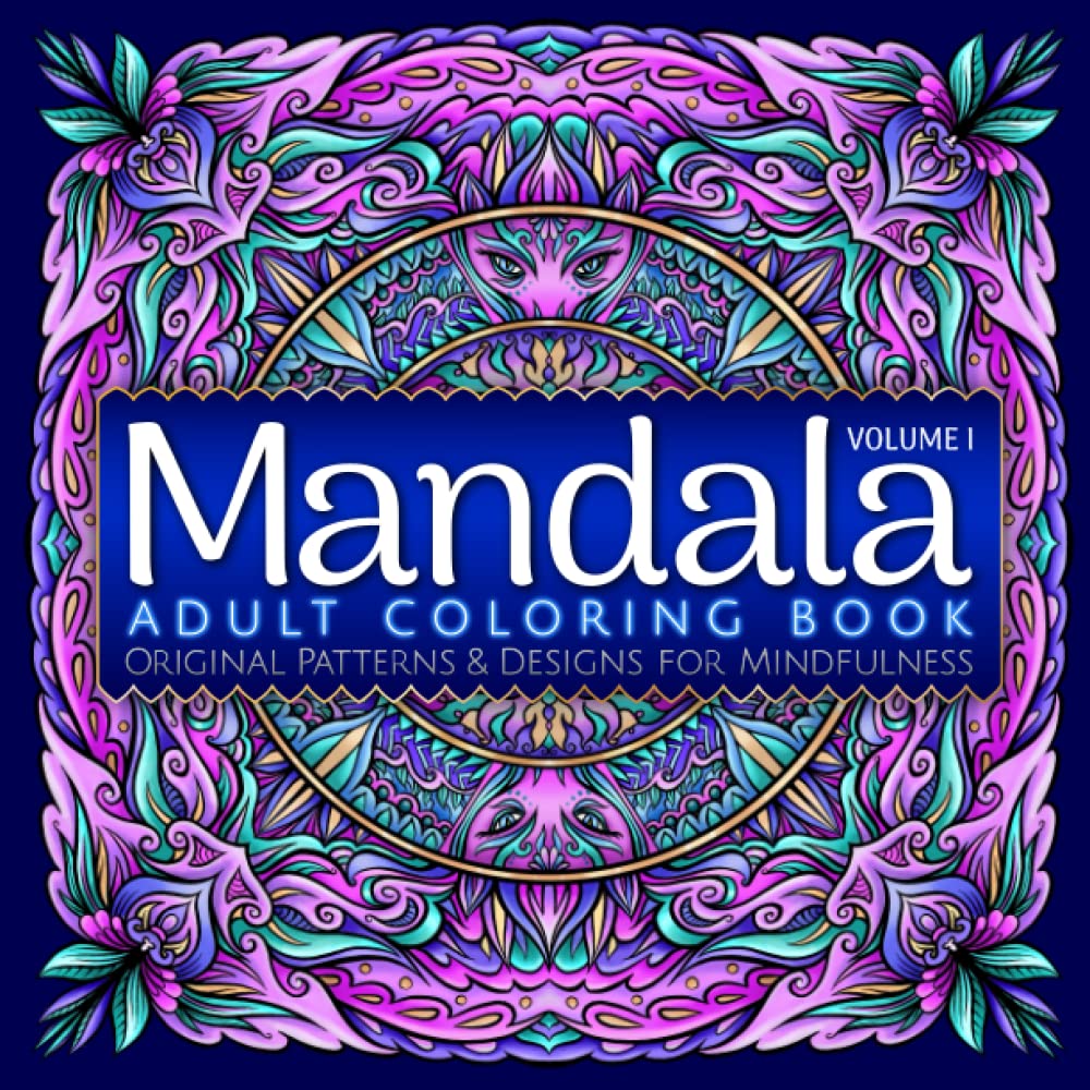 Amazon.com: Mandala Adult Coloring Book Original Patterns & Designs for ...