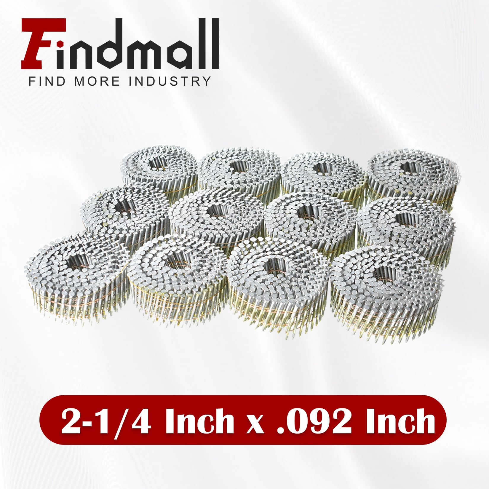Snapklik.com : Findmall 3600 Count Siding Nails 2-1/4 Inch By .092 Inch ...