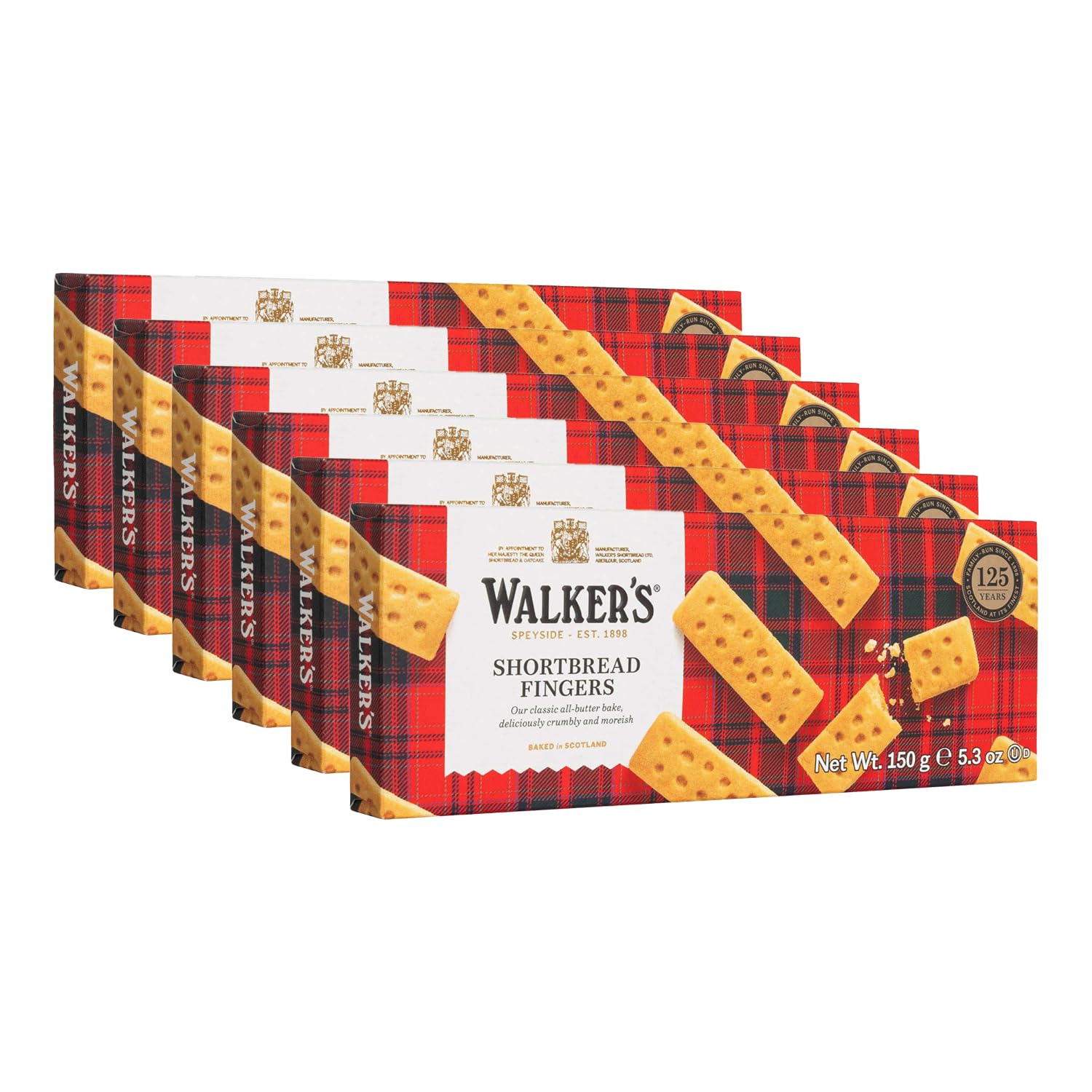 Walkers Shortbread Fingers, 6er Pack (6 x 150g) : Amazon.de ...
