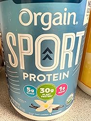 Amazon.com: Orgain Organic 30g Vegan Protein Powder, Vanilla, 9g EAAs ...