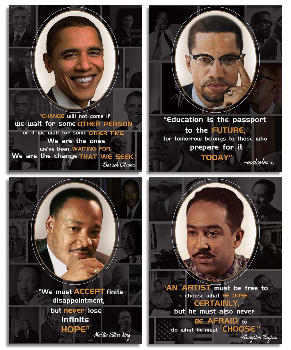 Malcolm X And Martin Luther King And Obama