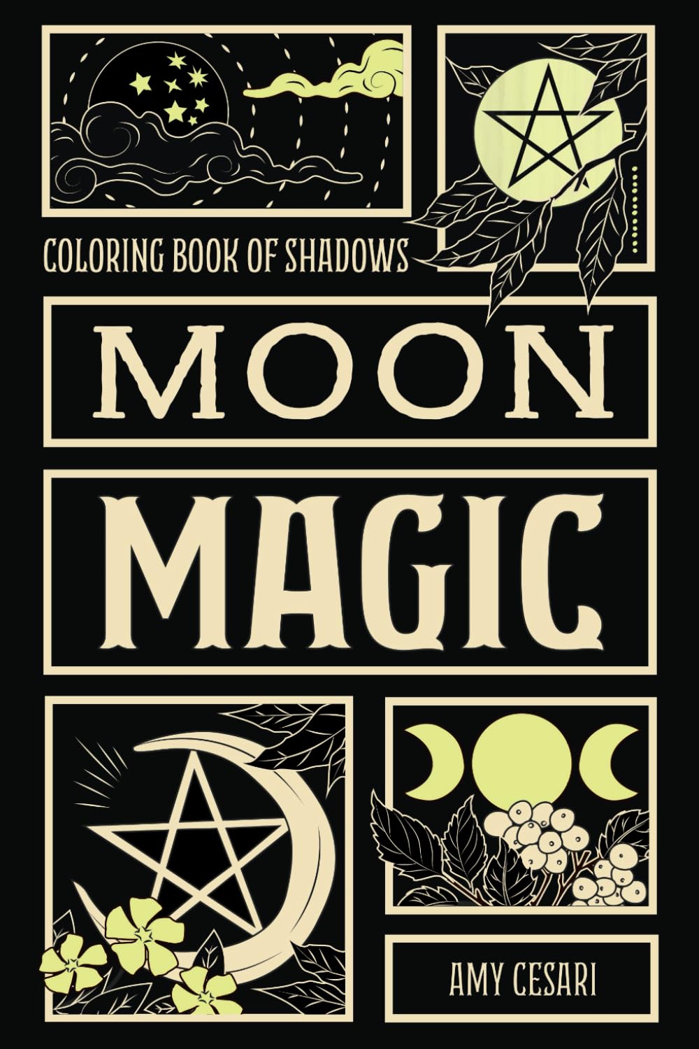 Coloring Book of Shadows: Moon Magic: Amazon.co.uk: Cesari, Amy, Cesari, Amy: 9781953660572: Books