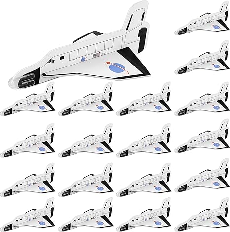 Amazon.com: Lewtemi Set of 36 Gliders, Space Shuttle Toys Plane Flying ...