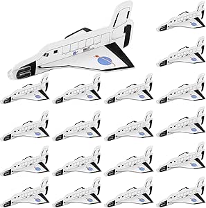 Amazon.com: Lewtemi Set of 36 Gliders, Space Shuttle Toys Plane Flying ...