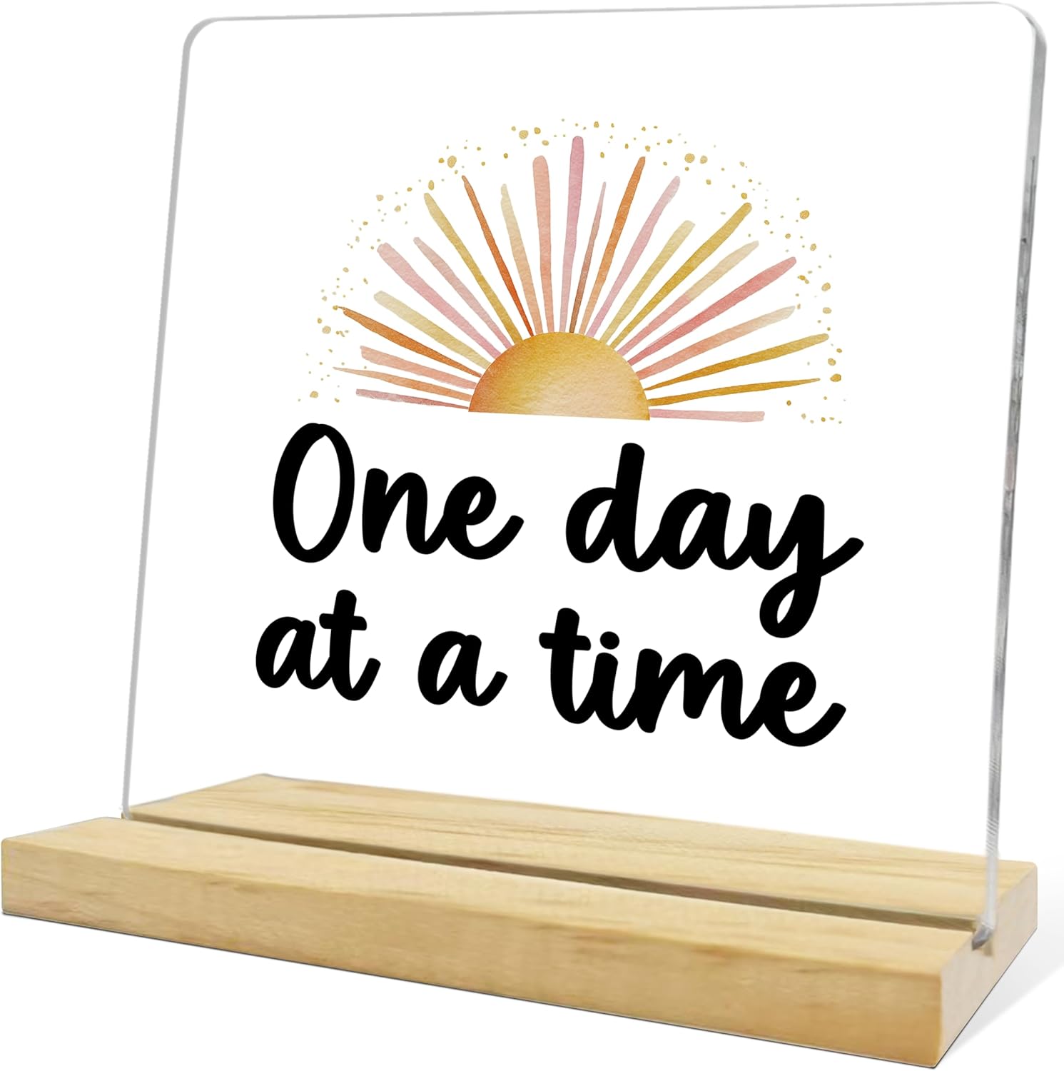 Amazon.com: Addiction Recovery Gifts for Women Men,One Day At A Time ...