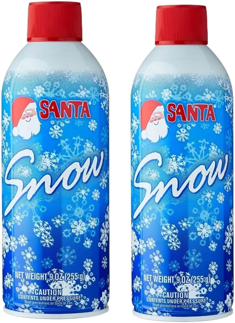 Amazon.com: Santa Decorative Snow Spray, 9 oz, Pack of 2, No Solvents ...
