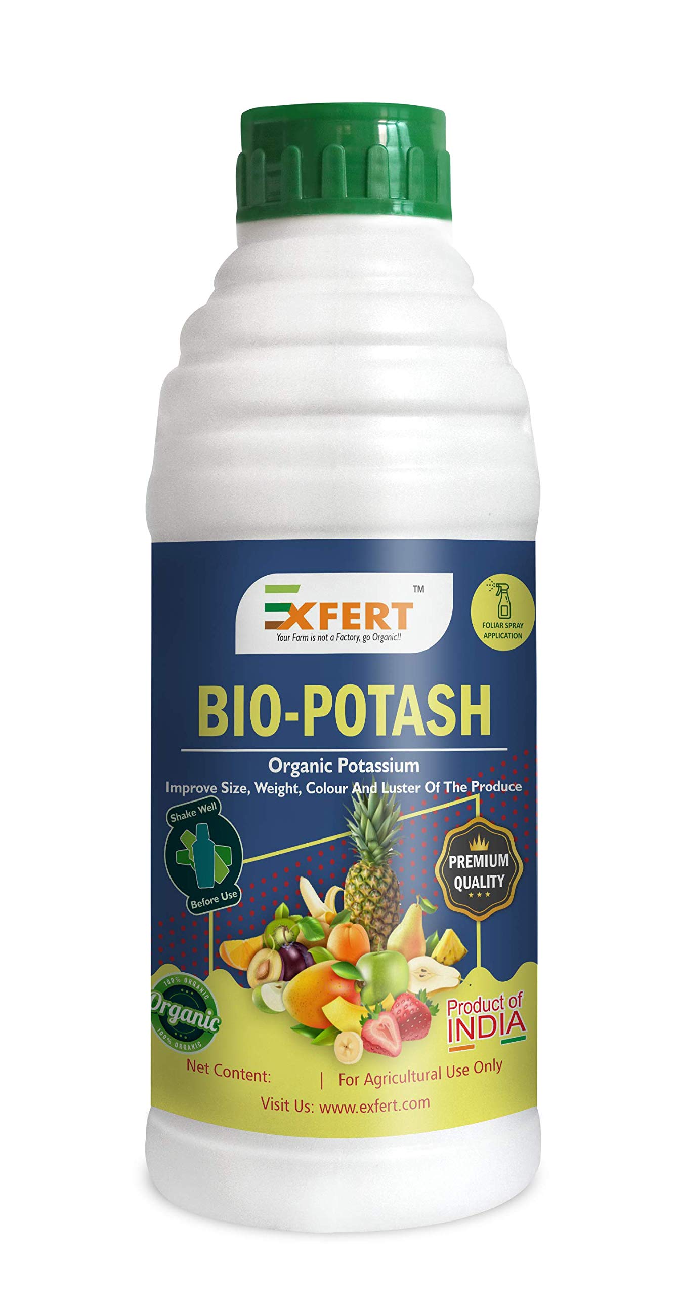 Exfert Bio Potash 15% Potassium Organic Liquid Fertilizer (250ml ...