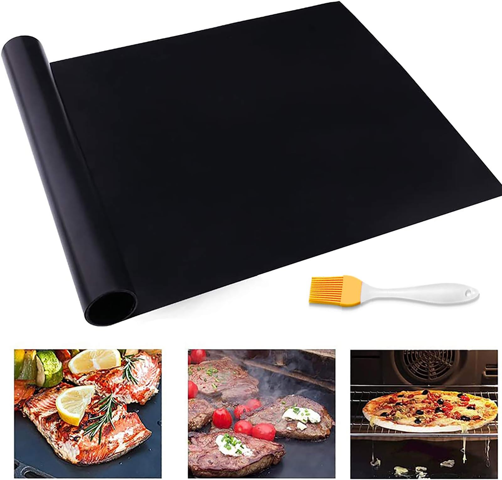 Amazon.com : Grillaholics Heavy Duty Grill Mats - Set of 2 BBQ Mats ...