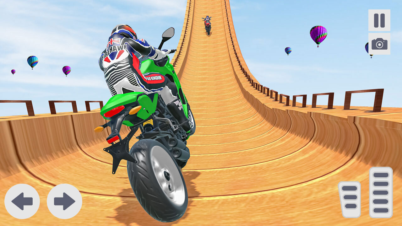 Ultimate Bike Stunt Multiplayer Game: Crazy Rider Racing Ramp - Extreme Bike Flying Mega Race ...