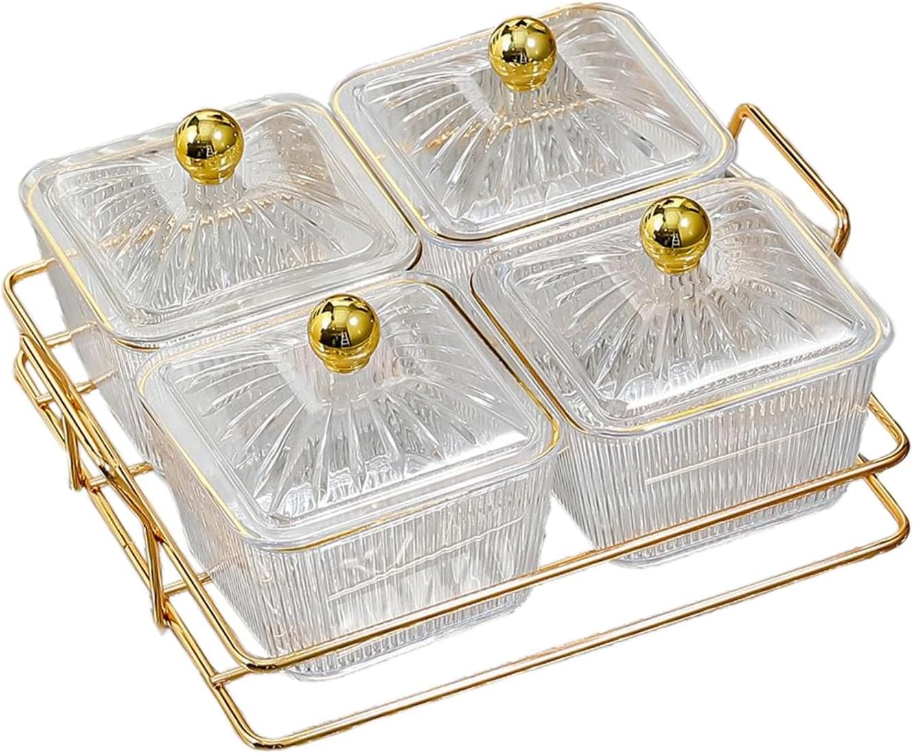 Amazon.com: KLKCMS Creative Divided Serving Platter, Appetizer Serving ...