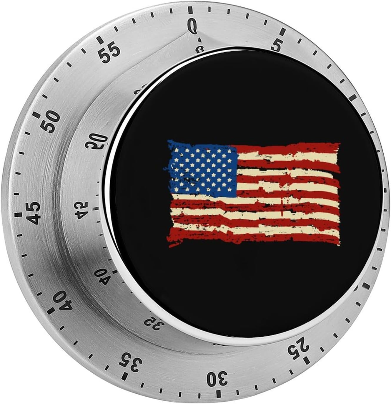 Amazon.com: Distressed American Flag Funny Timer 60-Minute Countdown ...