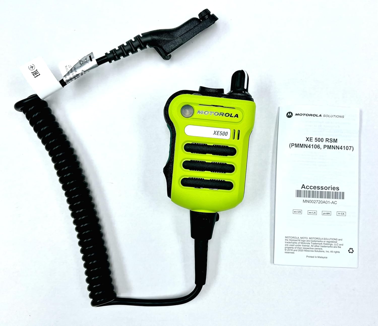 Amazon.com: Motorola Solutions PMMN4106D, PMMN4106 APX XE500 Remote ...