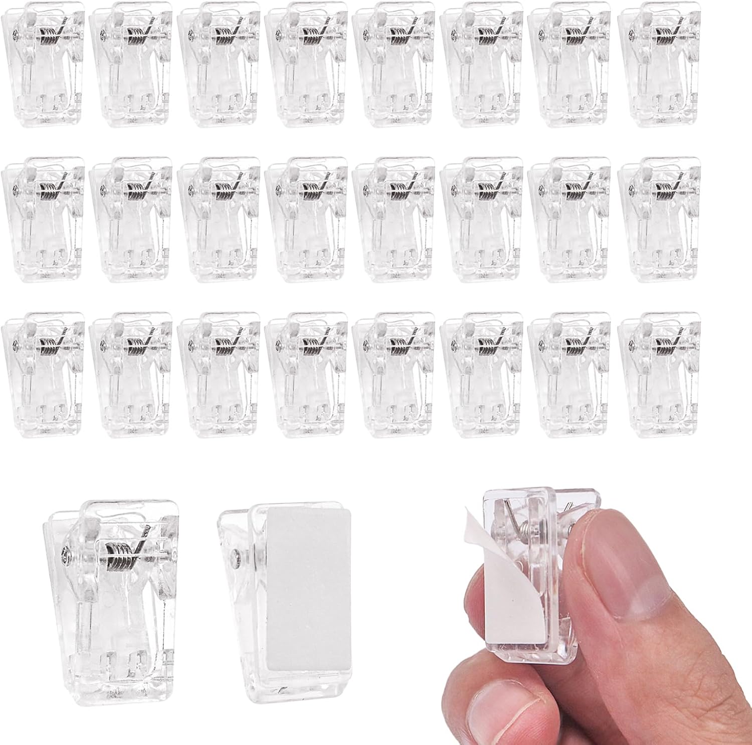 Amazon.com : Adhesive Clips, Self Adhesive Clips, Self Adhesive Wall ...