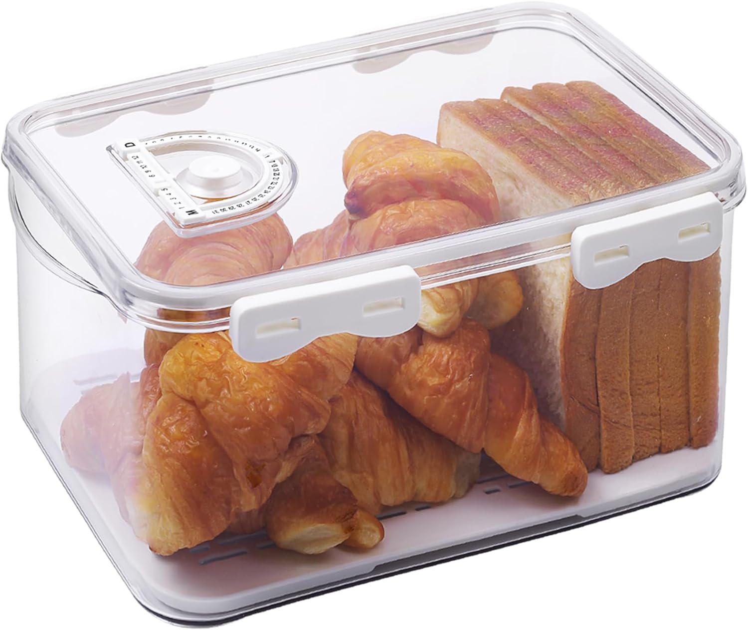 Amazon.com: Aiwann Large Bread Box Breads Storage for Homemade with ...