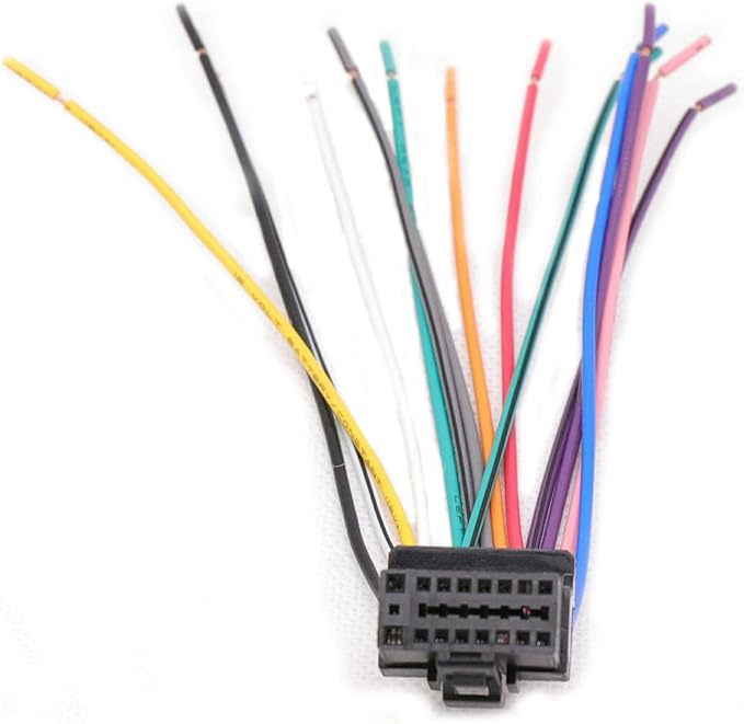 Amazon.com: RED WOLF for Select Sony Audio Stereo Wiring Harness ...