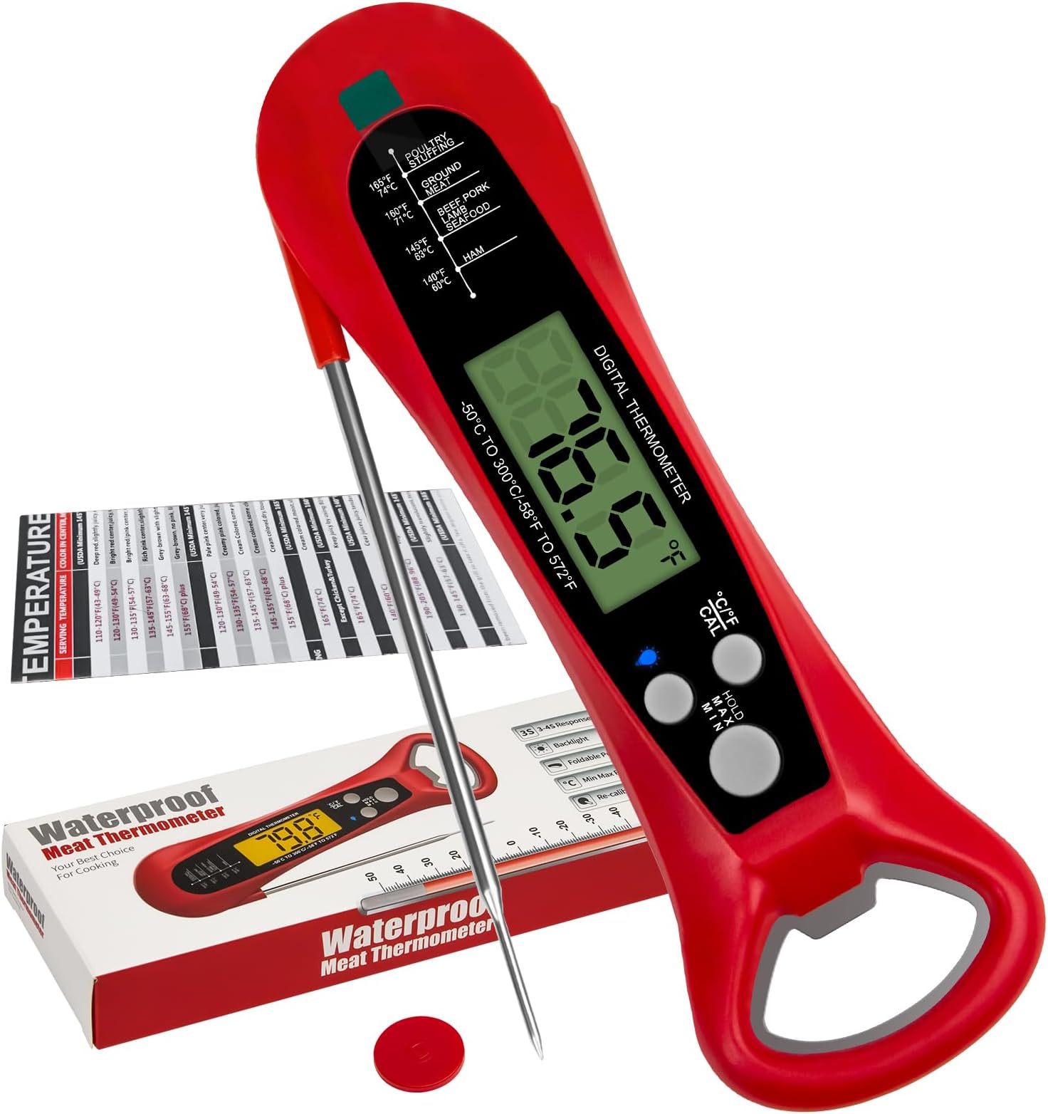 Amazon.com: ThermoPro Dial Instant Read Meat Thermometer for Cooking ...