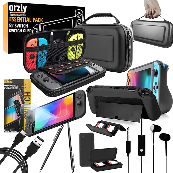 Switch Accessories Bundle - Essentials Pack for Nintendo switch & OLED ...