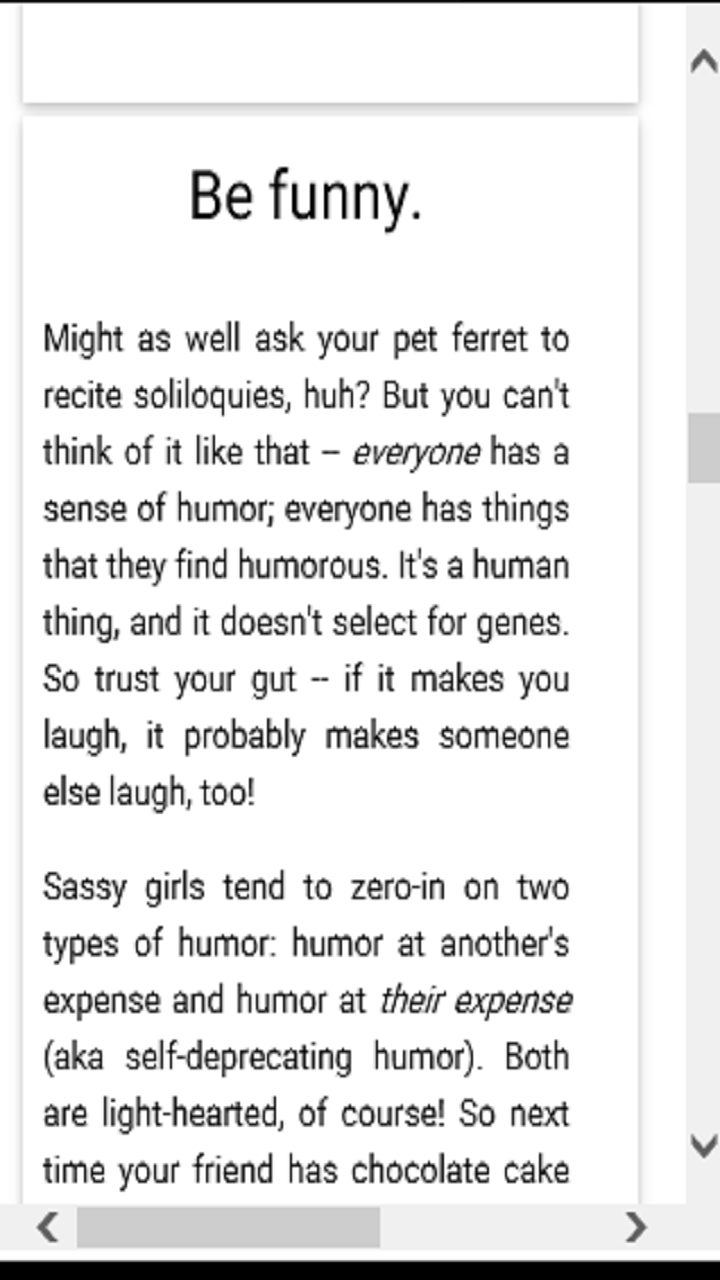 How to be Sassy - App on Amazon Appstore