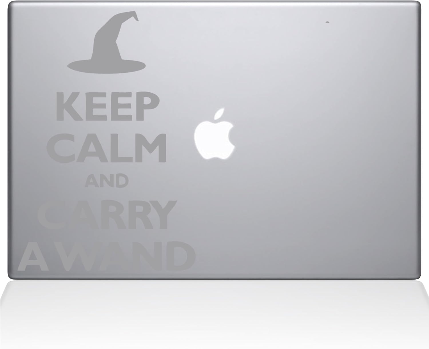Amazon.com: The Decal Guru Keep Calm and Carry a Wand MacBook Decal ...
