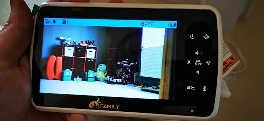 Baby Monitor – 5” Large Display Video Baby Monitor with Remote Pan-Tilt ...