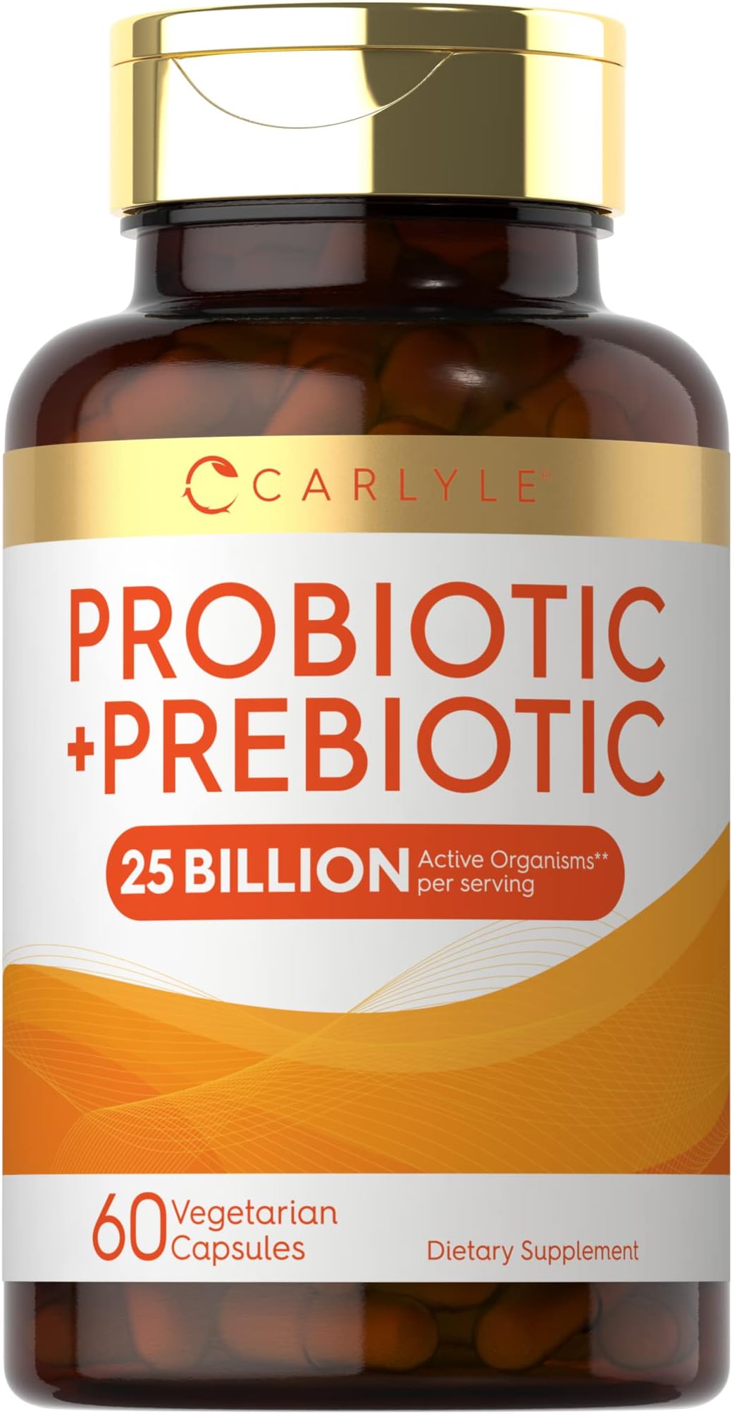 Amazon.com: Carlyle Prebiotic & Probiotic | 25 Billion CFU | 60 ...