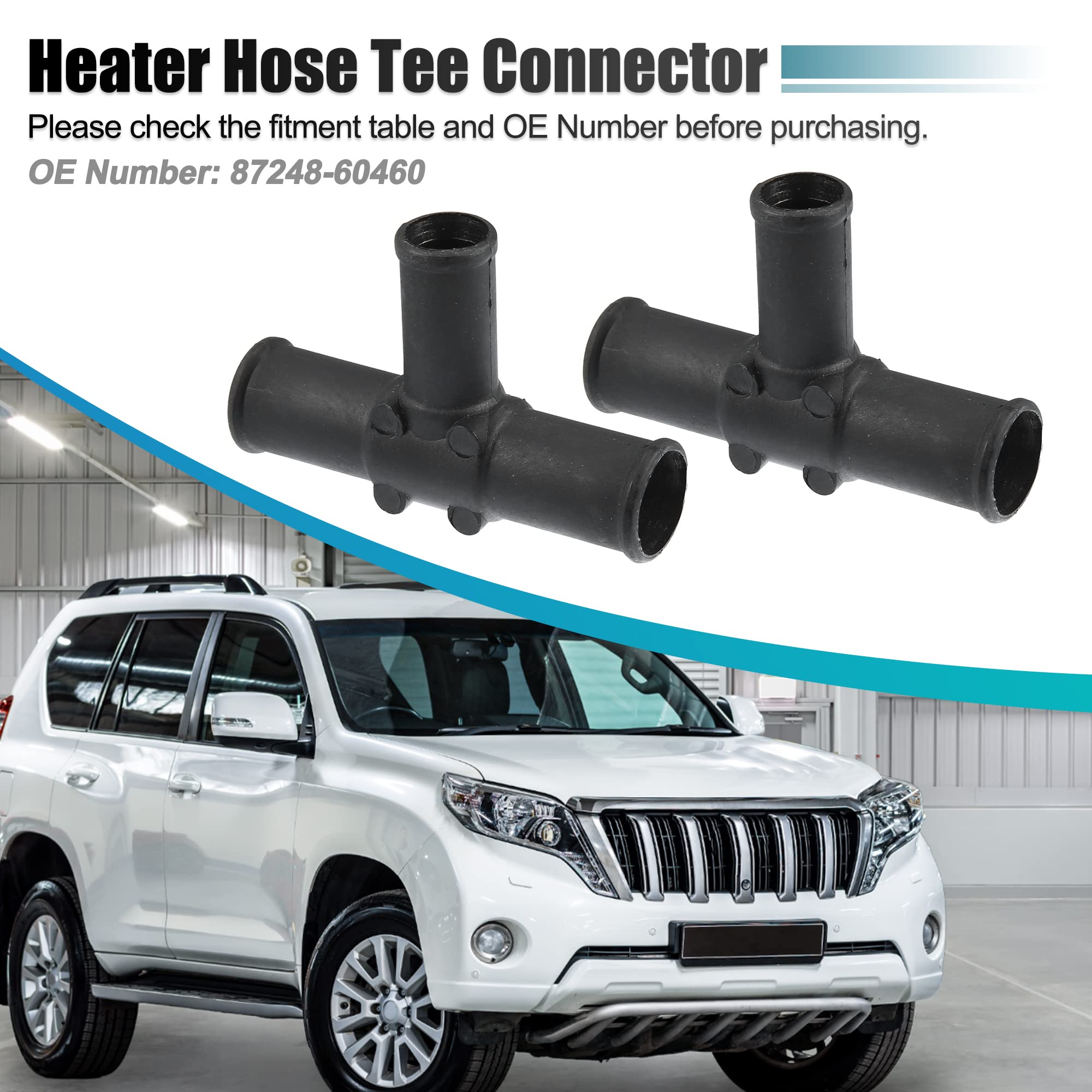 Toyota Land Cruiser Parts 2-Pack Heater Hose Tee Connector For Toyota ...