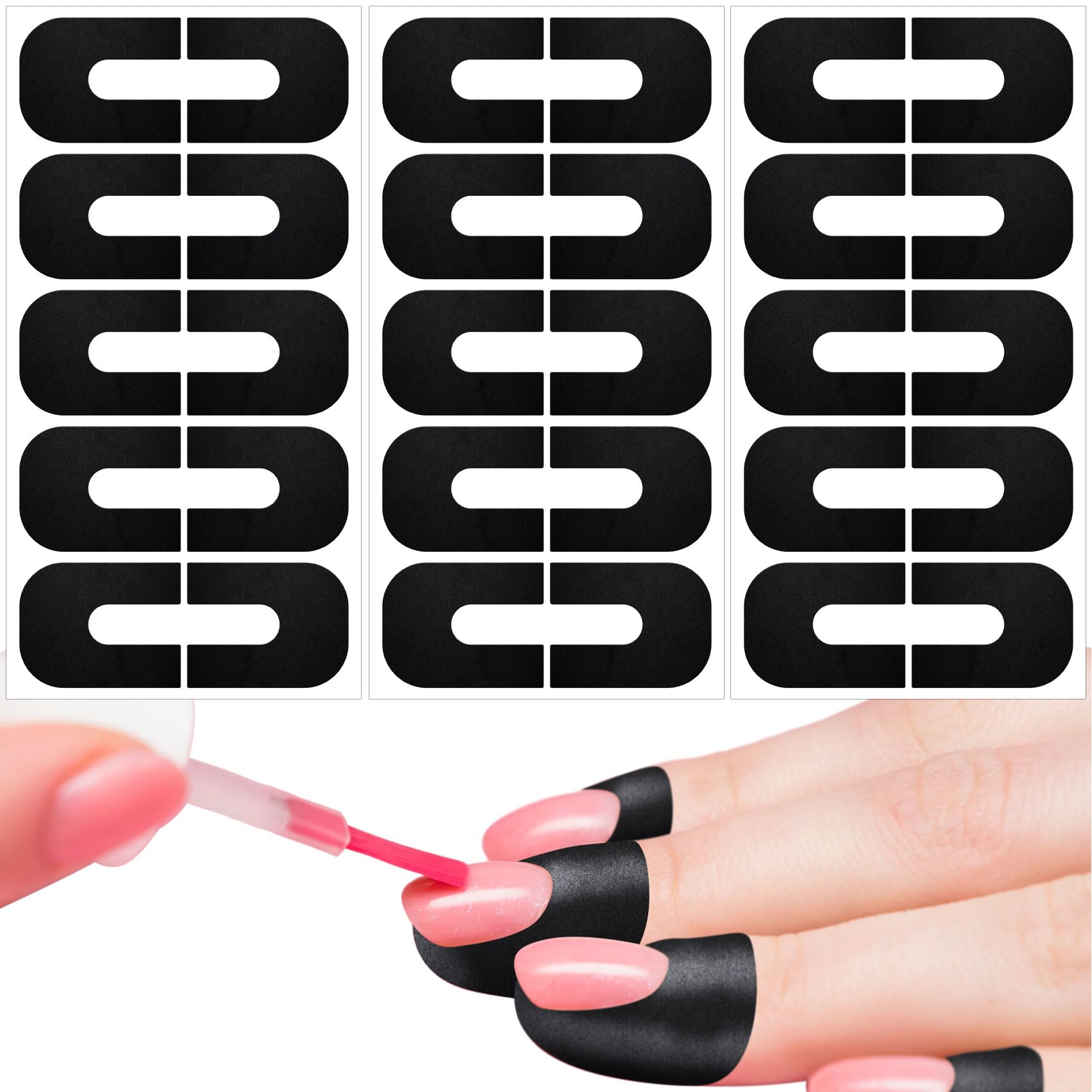 Amazon.com: SmallCat 30 PCS Nail Polish Protector for Fingers, U Shape ...