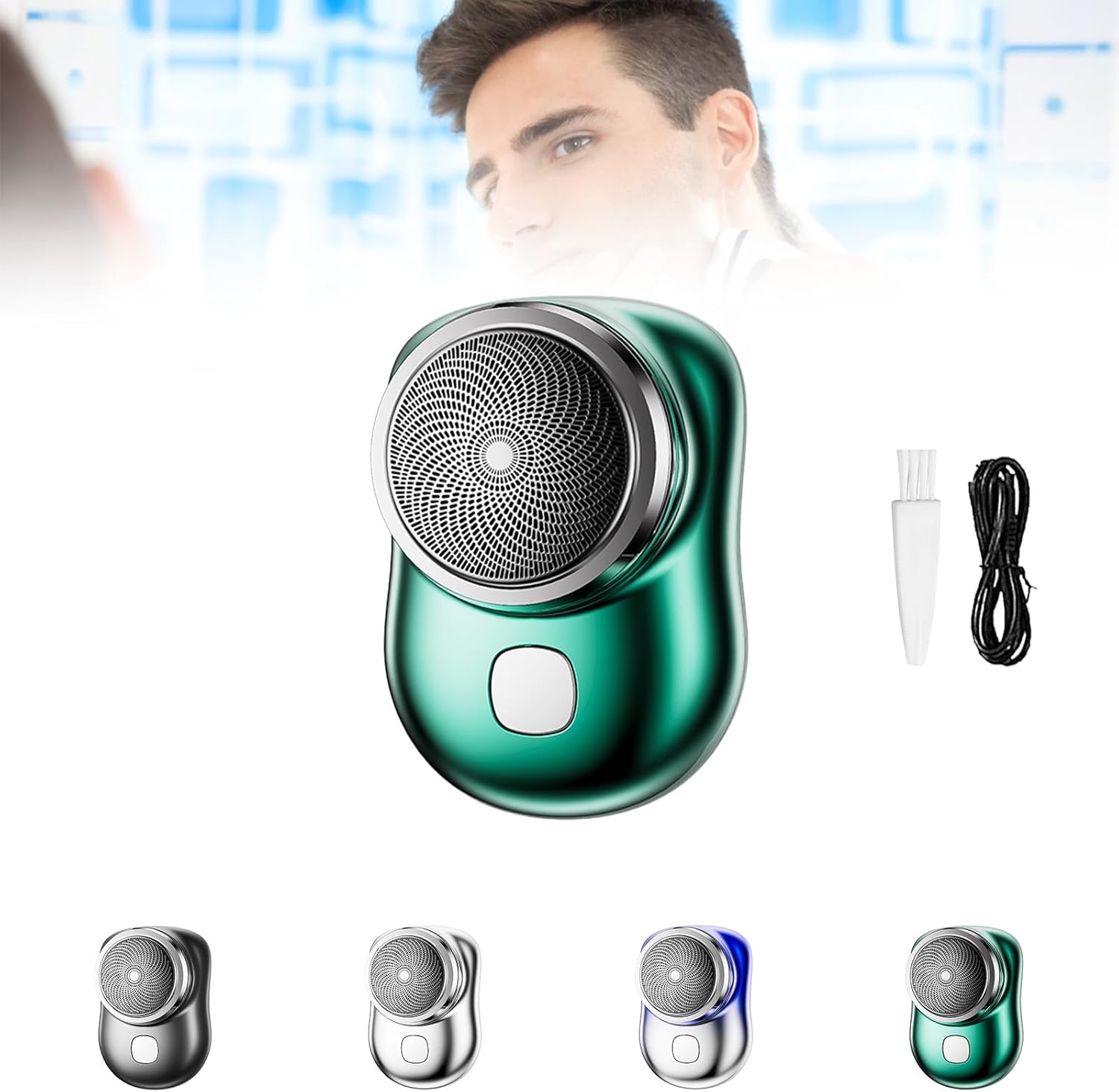 Amazon.com: Mini Shaver Portable Electric Shaver, 2023 Powerful Storm ...