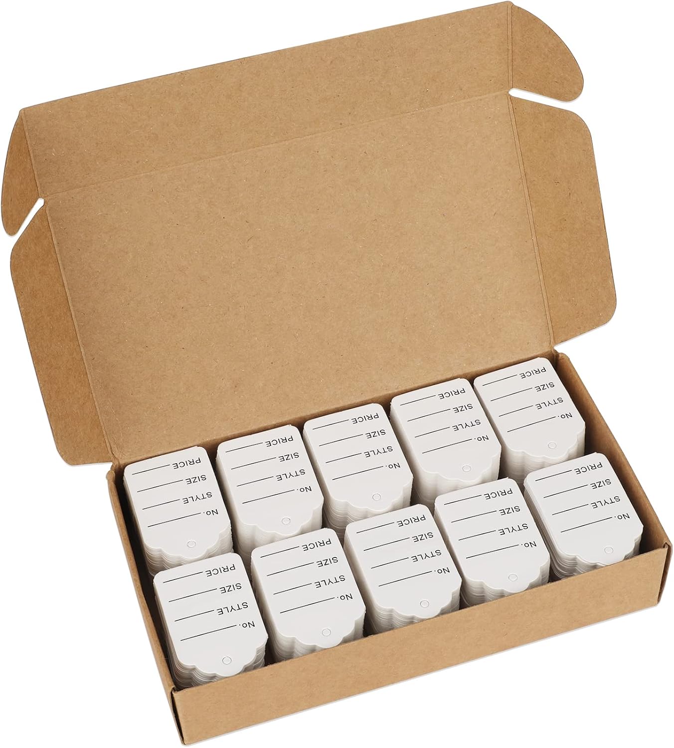 Amazon.com : jijAcraft 1000Pcs Price Tags, White Clothing Tag for ...