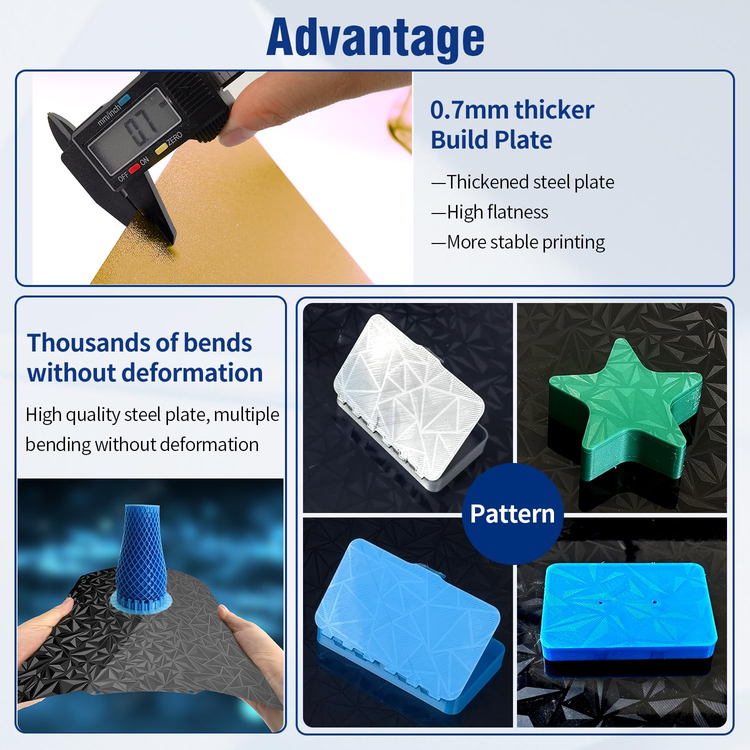 Snapklik.com : Upgraded 165x165mm FlashFoge Adventurer 3 Build Plate ...