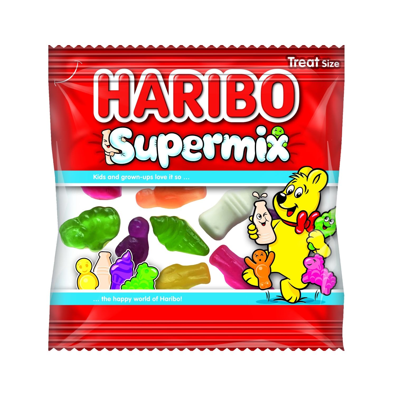 Haribo Supermix Treat Size Mini Bags 16g Kids Childrens Goody Party ...