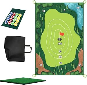 Amazon.com : 6 x 4ft Battle Royale Golf Game Set with 16 Grip Golf ...